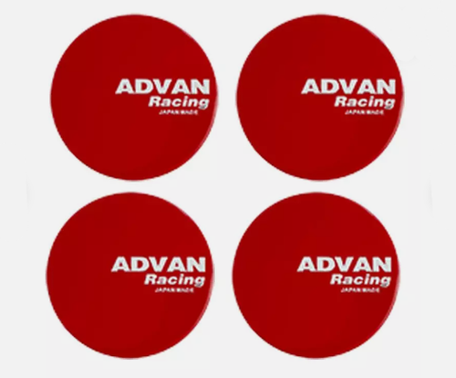 4Pcs 56mm Advan Racing Wheel Center Rim Cap Hub Sticker Emblem Badge 3 ...