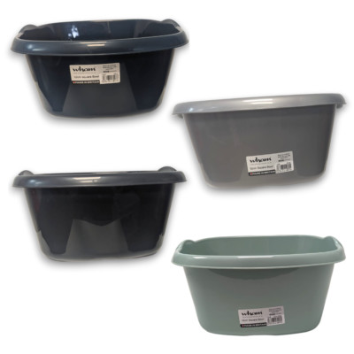 Washing Wham 32cm Bowl Square Plastic Kitchen Sink Tidy Basin Bowl ...