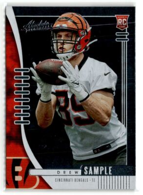 Drew Sample RC Cincinnati Bengals 2019 Panini Absolute Retail #180 | eBay