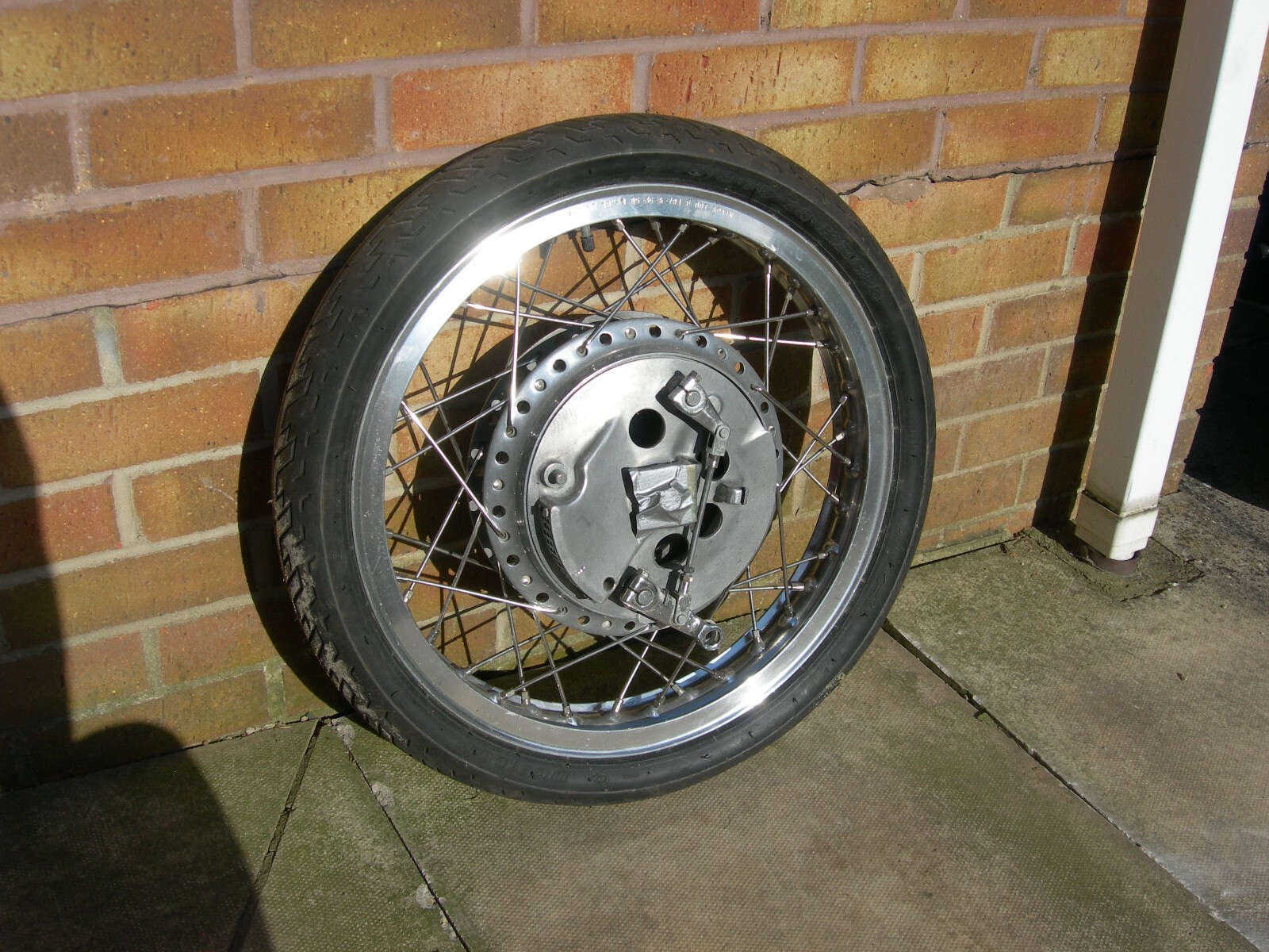 Front Wheel 18 Inch With Suzuki 4/L Shoe Brake, Akron Rim, Dunlop Race ...