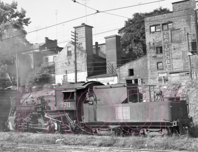 Canadian National Railways (CNR) Engine 7511 at Brantford - 8x10 Photo ...