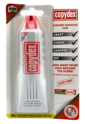 Copydex Latex Craft Glue Rubber Adhesive Fabric Carpets DIY Solvent ...