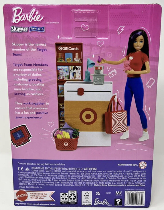 NEW Barbie Skipper First Jobs Target Checkout Doll Target Exclusive ...