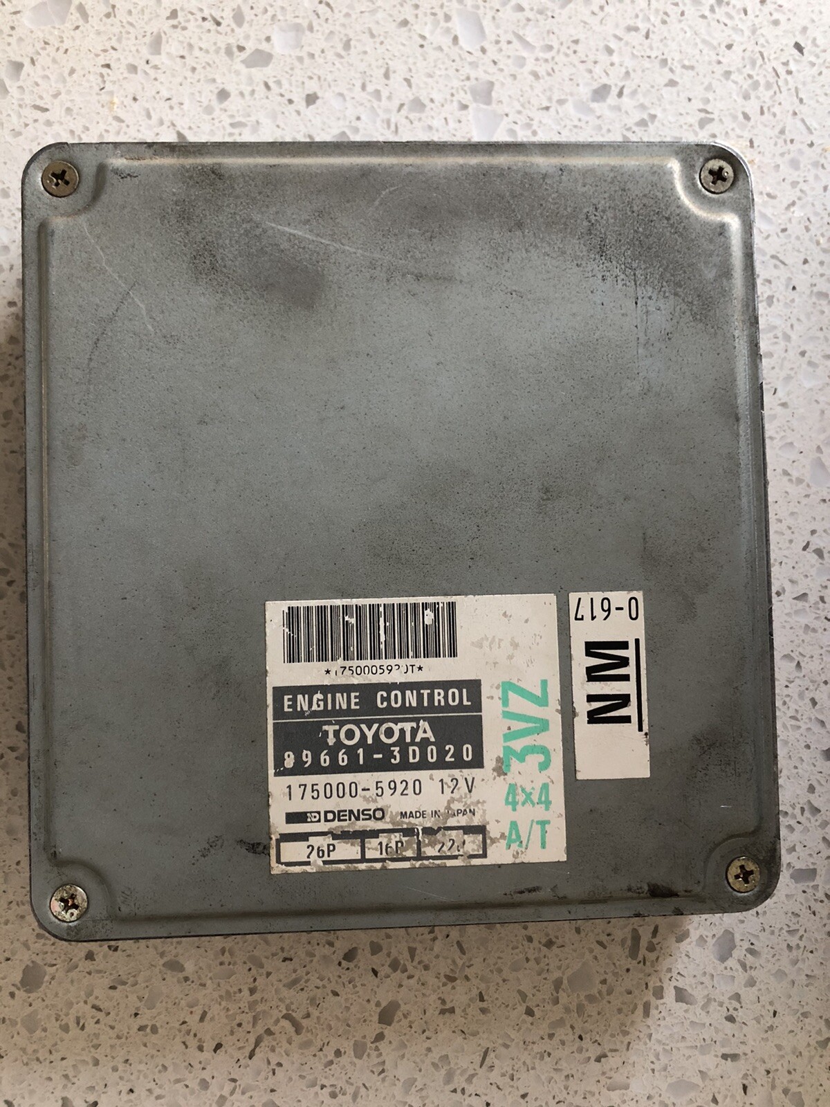 1994 1995 TOYOTA 4RUNNER ENGINE CONTROL MODULE ECU 89661-3D020 4x4 ...