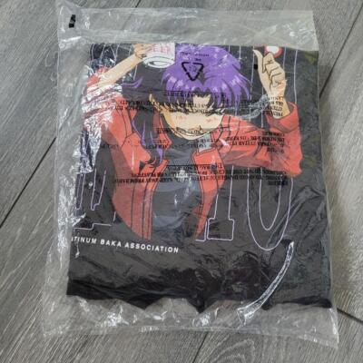 NEW Platinum baka Baka Misato Neon Genesis Evangelion Anime Shirt Large ...