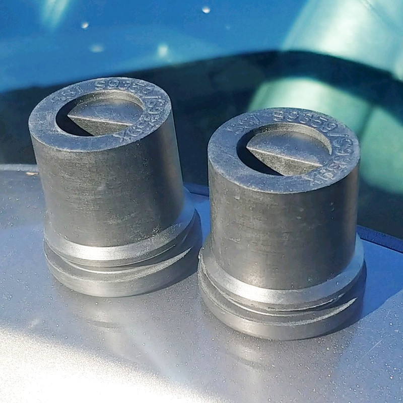 Rubber Valve Cover Baffles Aluminum Covers Push-In 3/4" ID PCV Grommets ...