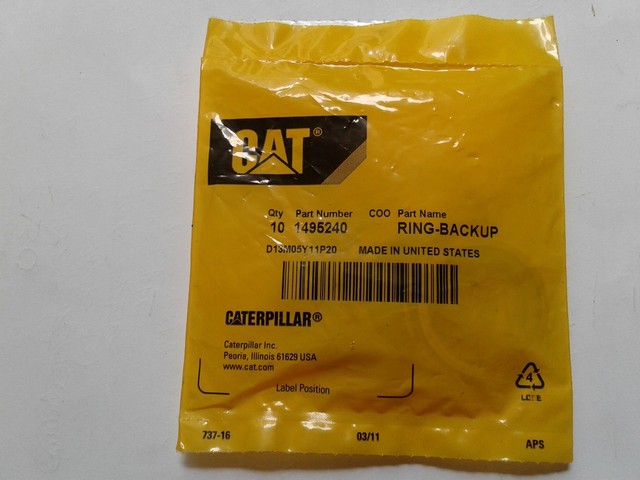 Genuine Caterpillar 1495240 Ring-backup for sale online | eBay