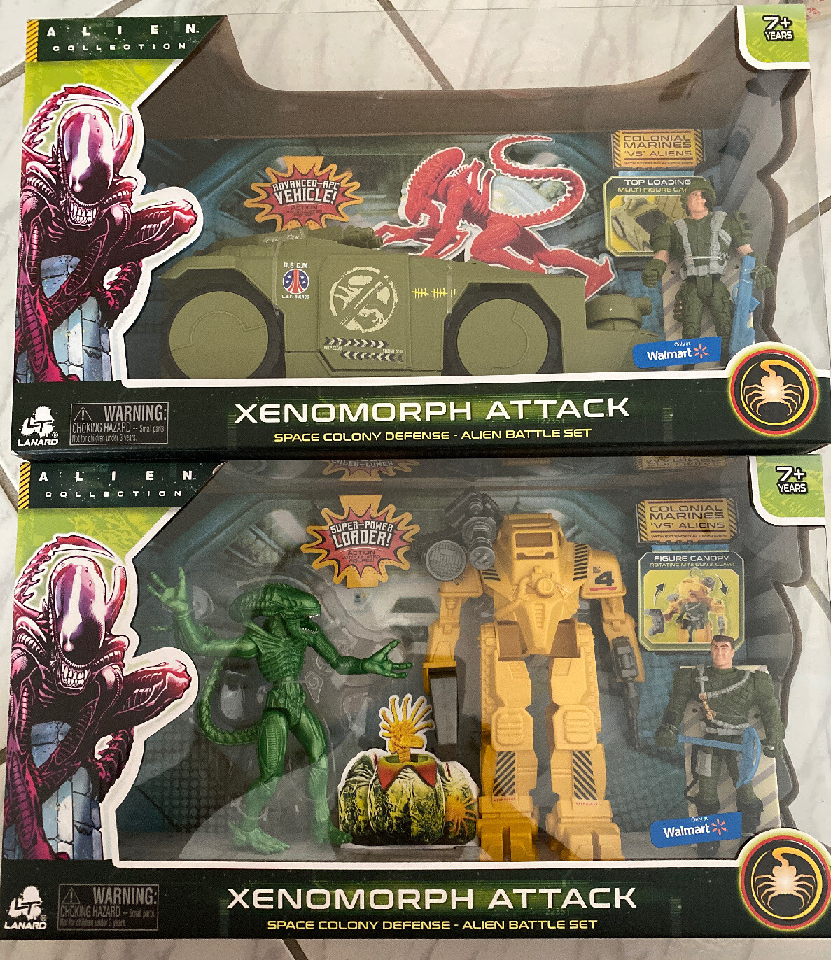 ALIEN Xenomorph Attack Walmart Exclusive Defense Vehicle & Power Loader ...