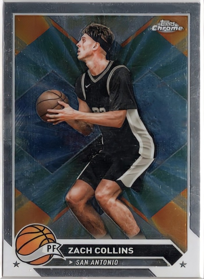 2023-24 Topps Chrome Zach Collins Card #65 Spurs | eBay