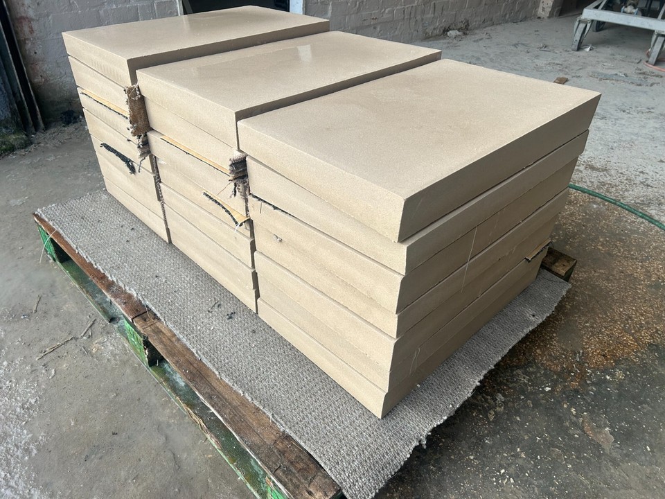 Cast Stone Parapet Once Weathered Sandstone Coping Stones - 600 x 400 x ...