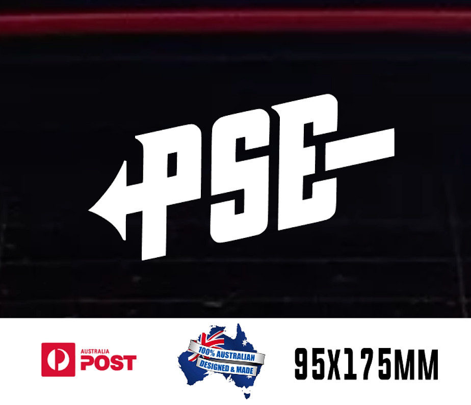 2x PSE Archery Hunting Windshield Windscreen Laptop Sticker Decal 175mm ...