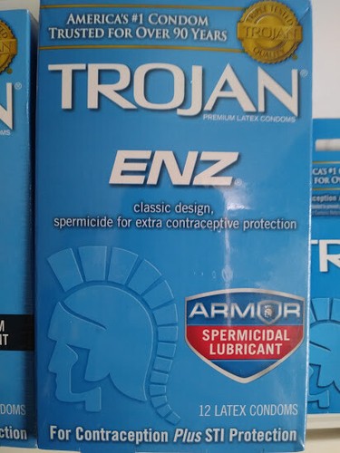TROJAN ENZ Armor Premium Lubricant Latex Condom Retail Box 3ct/12ct ...