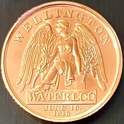 London Mint "The Waterloo Campaign Medal" 2015 36mm Coin | eBay UK