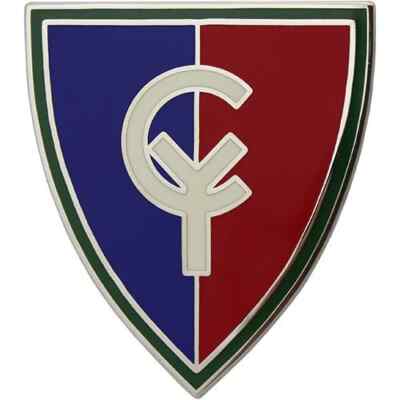 38TH INFANTRY DIVISION ID Cyclone CSIB BADGE HAT PIN UP US ARMY RESERVE ...