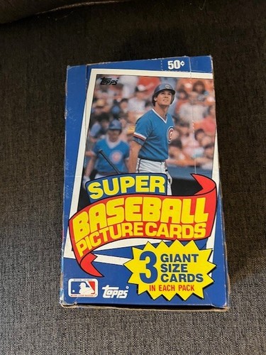 1985 Topps Super Baseball Box of 24 packs NRMT-MT Many STARS! Gooden RC ...