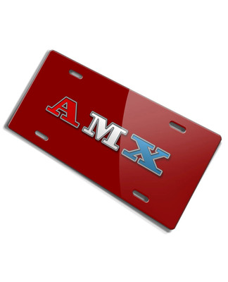 1971 - 1974 AMC AMX Emblem Novelty License Plate - Vintage Emblem | eBay