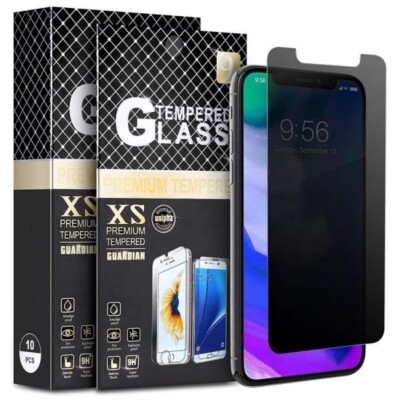 10 Pack unipha Privacy Tempered Glass Protector for iPhone 13 PRO MAX ...