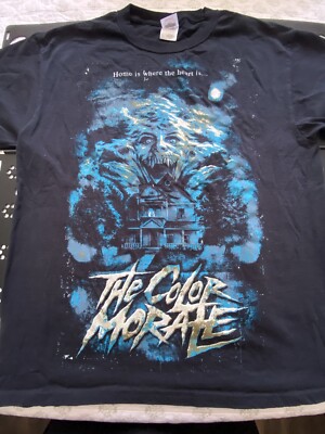 The Color Morale T-Shirt L Black Fruit Of The Loom Home Is Where The ...