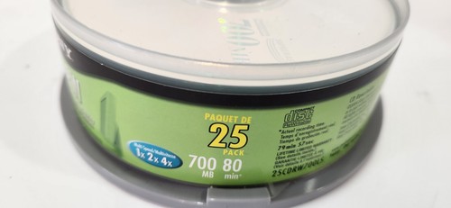 Sony CD-RW 25 Pack Blank Discs 700MB 80 Min Rewritable New Sealed | eBay