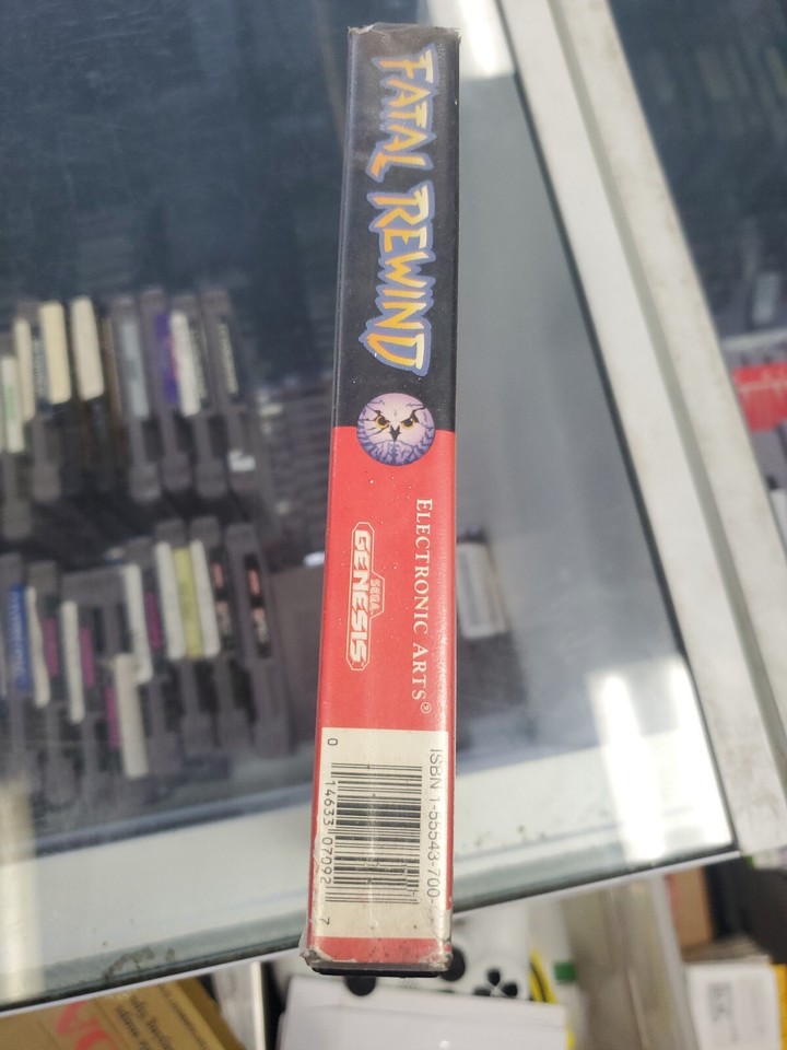 Fatal Rewind (Sega Genesis, 1991) Box only | eBay