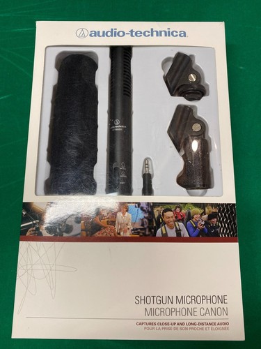AUDIO TECHNICA ATR6550 Shotgun Condenser Mic Kit with Original Box ...