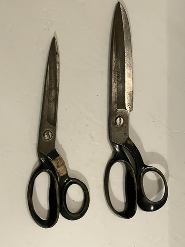 Vintage WISS Inlaid No. 22 Steel Forged Upholstery Tailor Scissors ...