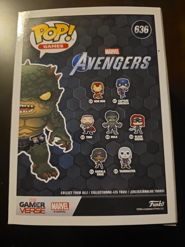 Funko Pop! Marvel Gamerverse Avengers Abomination GameStop Exclusive ...