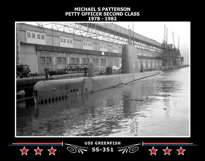 Navy Emporium USS Greenfish SS-351 Canvas Photo Print 143SS351 | eBay