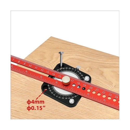 Compass Scribe Ruler Drawing Circle Gauge Parallel Vertical Over Ruler ...