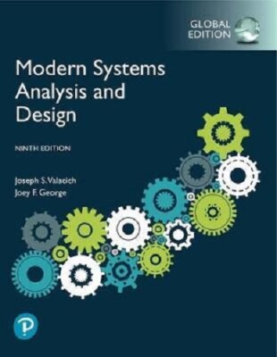 Modern Systems Analysis and Design 9e by Joseph Valacich Global Edition ...