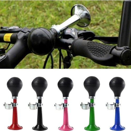 Squeeze Rubber Two Tone Honk Bicycle Bell Bike Bugle Air Horn Cycling ...