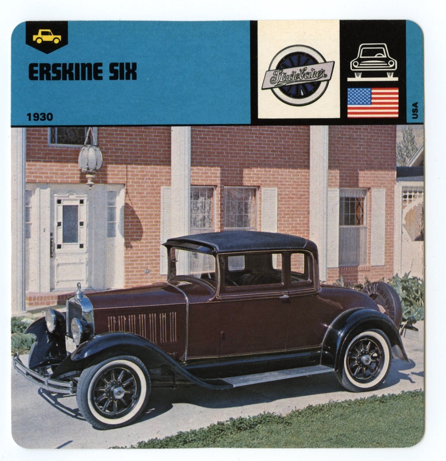 Erskine Six - GT / Production Car Edito Service SA Auto Rally Card | eBay