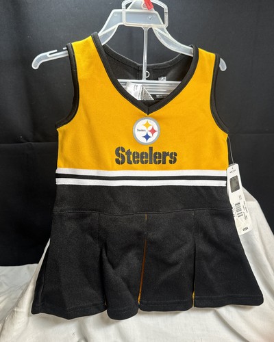 Steelers Two Piece NFL Team Apparel Cheerleader Outfit, 3T | eBay