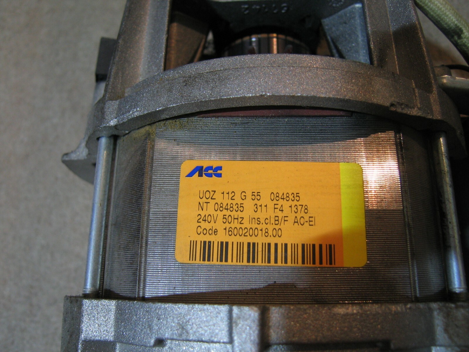 Hotpoint Aquarius WF320 Washing Machine Washer Motor | eBay UK