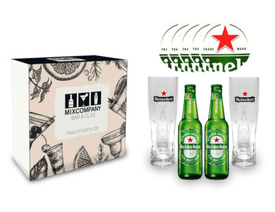 Heineken Pils Set / Geschenkset - 2x Heineken Pils 250ml (5% Vol) + 2x ...