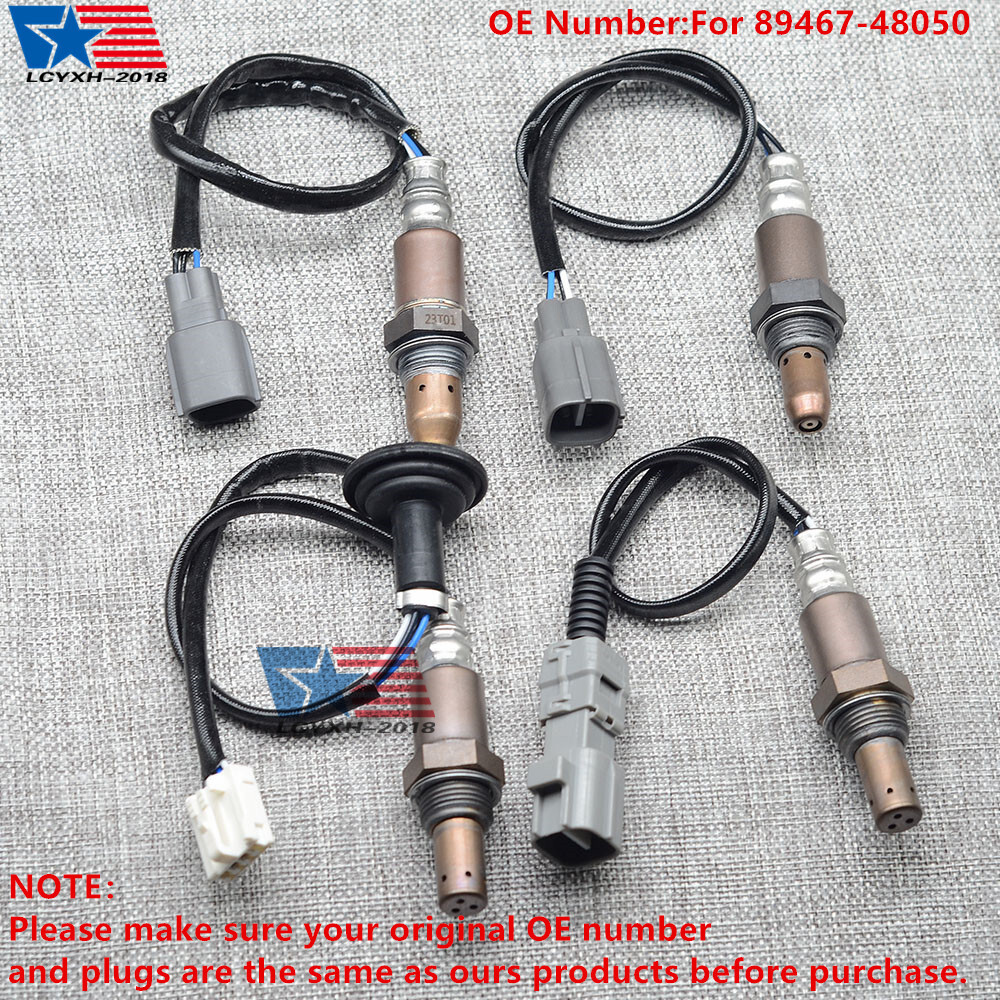 4pcs Up+Downstream Oxygen O2 Sensor For 2004-2006 Toyota Sienna 3.3L ...