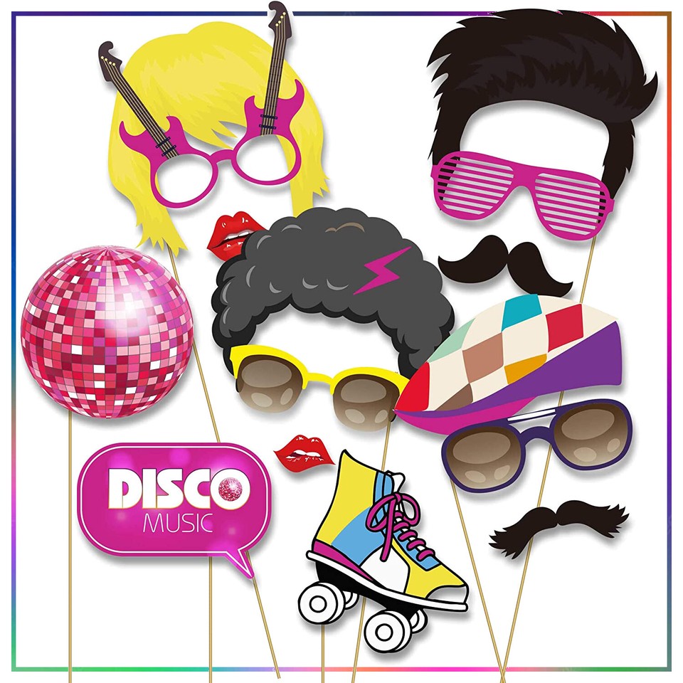 Funny Party Props Photo Booth Moustache Birthday Wedding Selfie ...