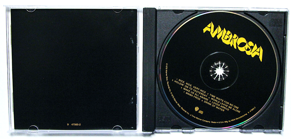 AMBROSIA 1975 CD Warner Bros USA 93624756521 | eBay