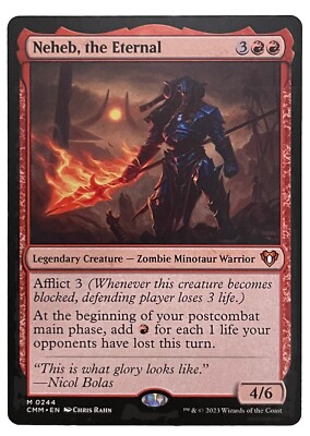 NM Neheb, The Eternal #244 Commander Masters CMM | eBay