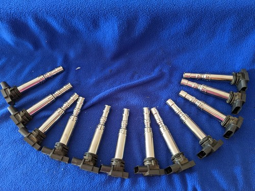 W12 bentley AUDI A8 Ignition COIL PACK 07C905715A set oem 12 | eBay