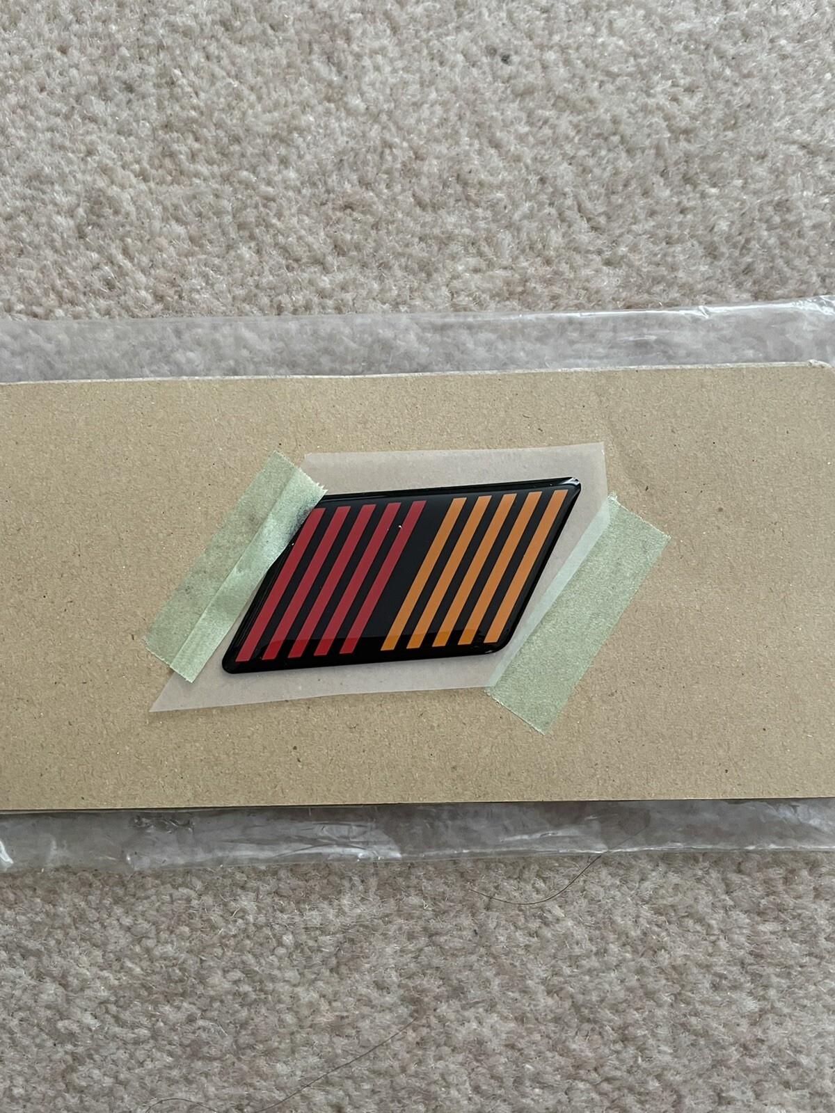 Genuine Mitsubishi Ralliart Boot Badge Lancer Evolution Colt Ralliart ...