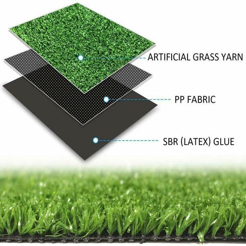 8x6.6FT Artificial Grass Mat Carpet Fake Synthetic Garden Landscape ...