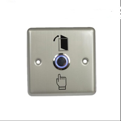 Stainless Steel Lighted Door Push Button Control Station Switch Access ...