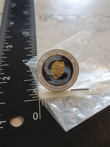 Port of Seattle Police Department Lapel Pin State Or Washington Ti | eBay