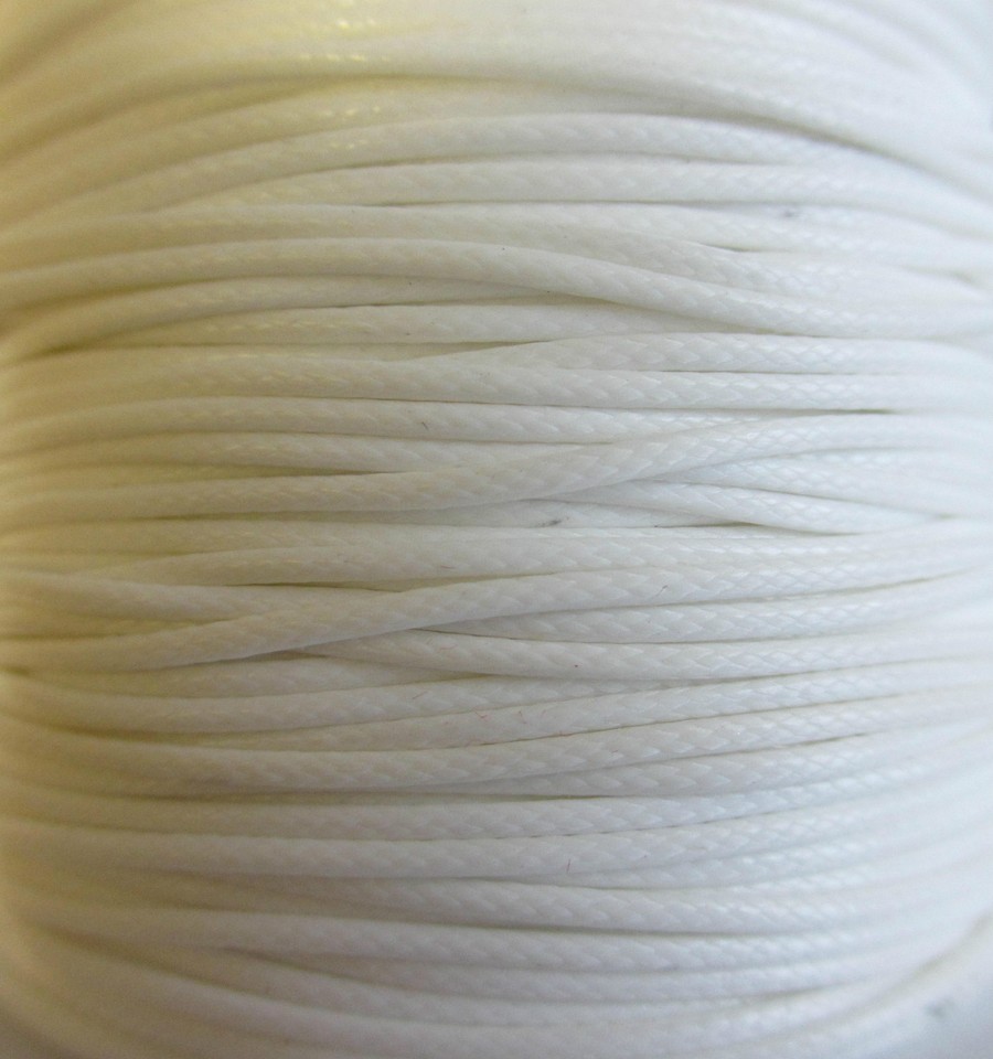 10M 1.0mm Waxed Coated Wax Cotton Cord String Jewelry Bracelet Making ...