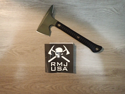 RMJ Tactical Jenny Wren Spike Tomahawk Sniper Green MEFP Grips | eBay