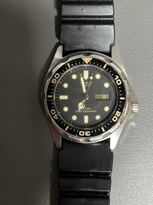 Vintage Casio Diver Watch Men's 100M Quartz | eBay