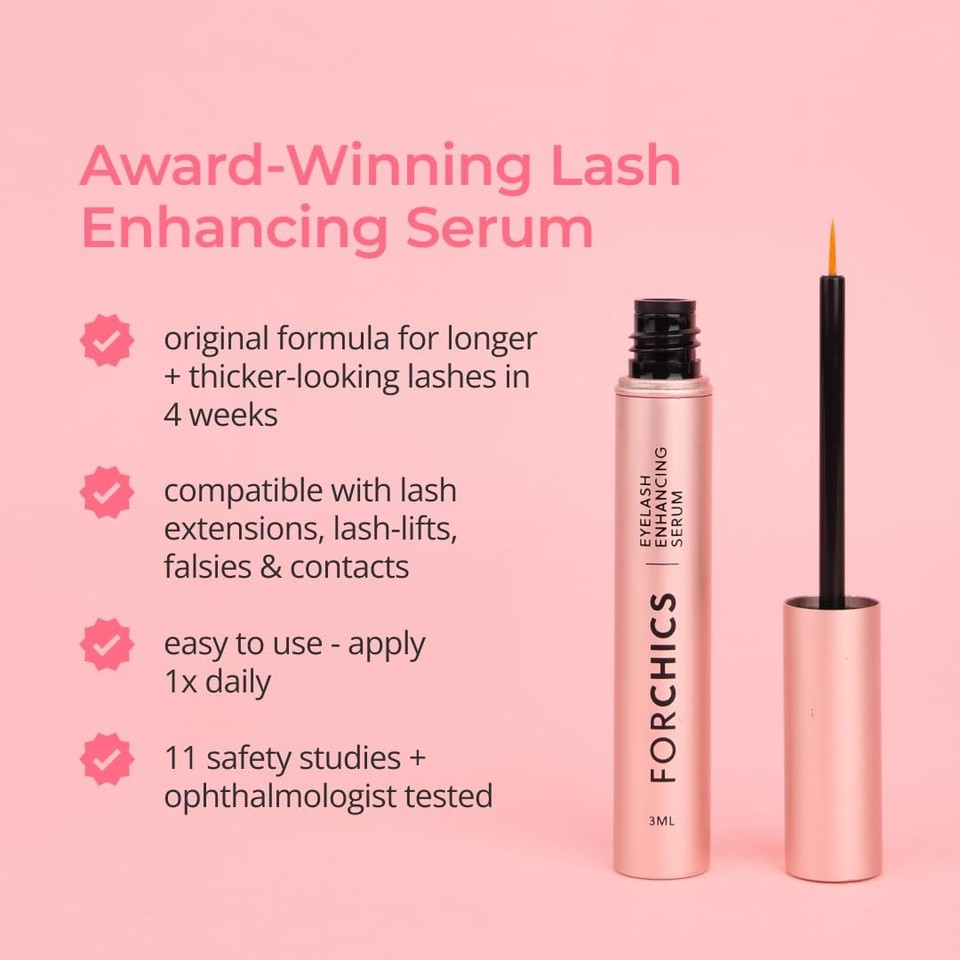 ForChics Eyelash Growth Serum - 0.1 Fl Oz (Pack of 1), | eBay