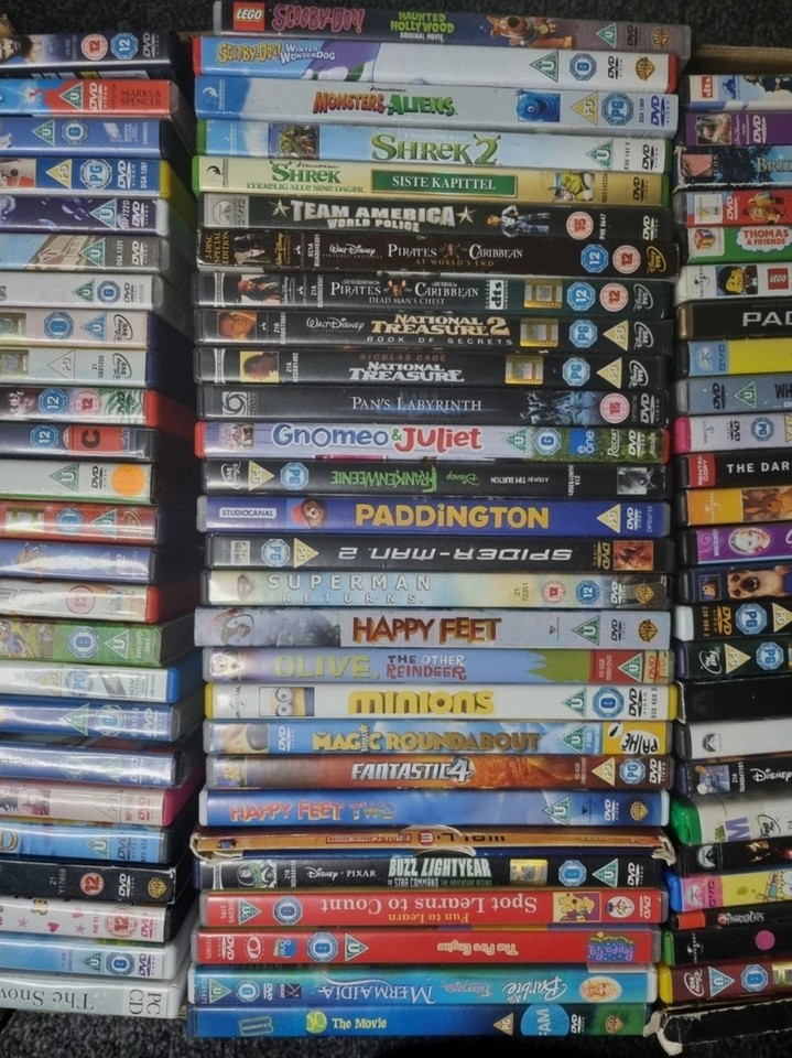 77 Movies DVDs Lot - Mixed Film Collection Bundle Random Bulk Set ...