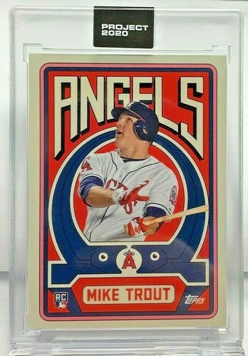 Topps PROJECT 2020 Card #187 - 2011 Mike Trout by Grotesk - Print Run ...